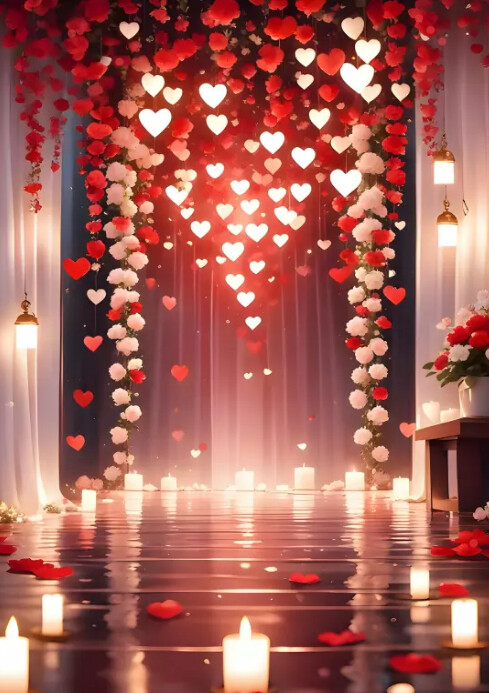 Valentine's Day Background Template | PosterMyWall