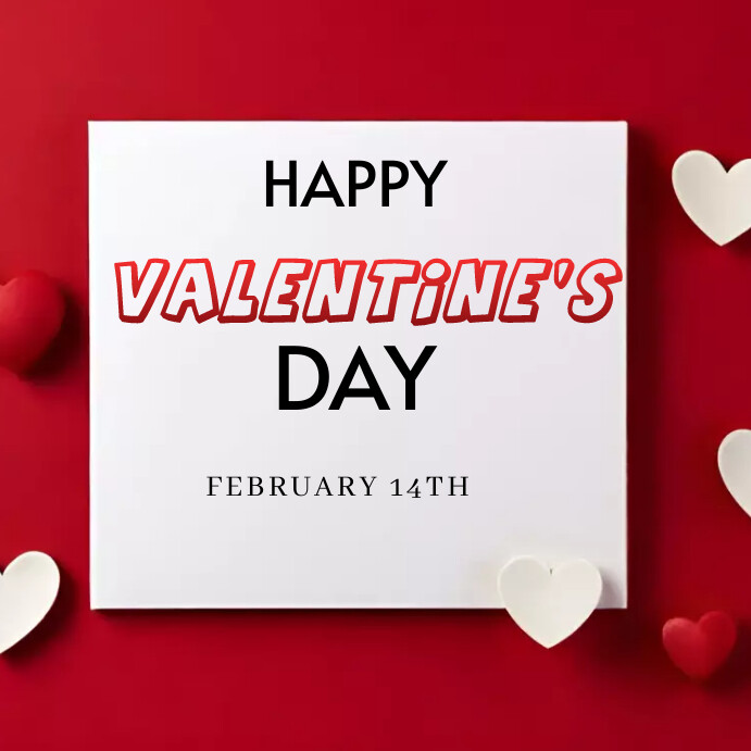 Valentine's Day background template | PosterMyWall