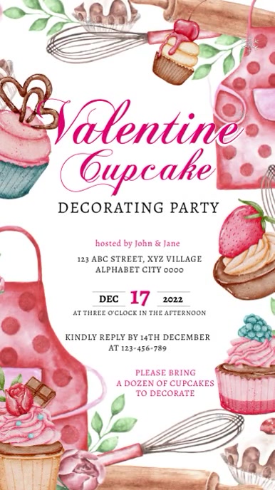 Valentines Day Dessert Party Invitation Samples Checkered Heart Shaped