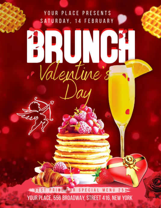 Copy of Valentine's Day Brunch | PosterMyWall