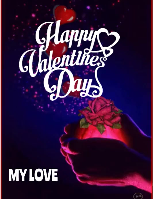 valentine's day card, valentine's day love qu Template | PosterMyWall