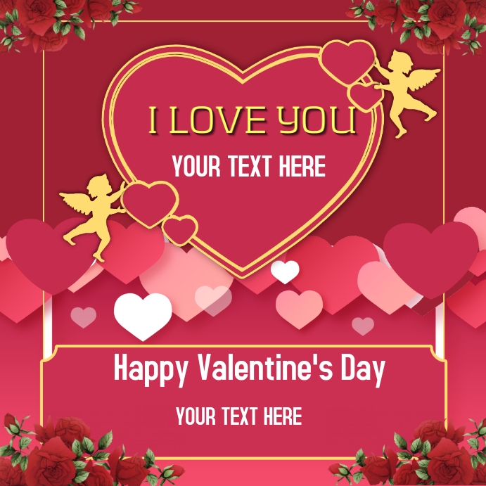 Valentine's Day Card Template | PosterMyWall