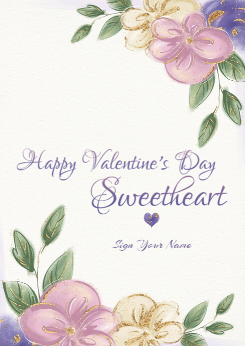 Valentine's Day Card Template | PosterMyWall