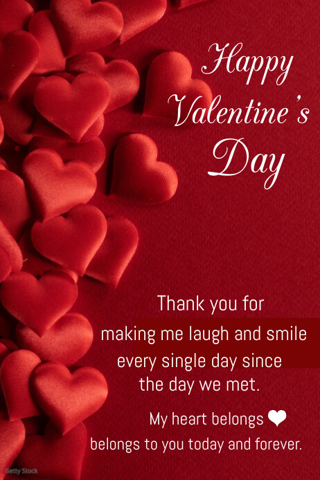 Valentine's day card template 2024 | PosterMyWall
