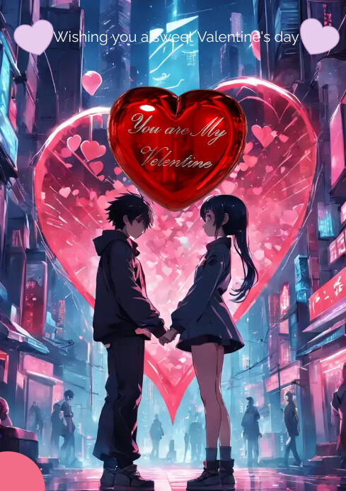 Valentine's day card template | PosterMyWall