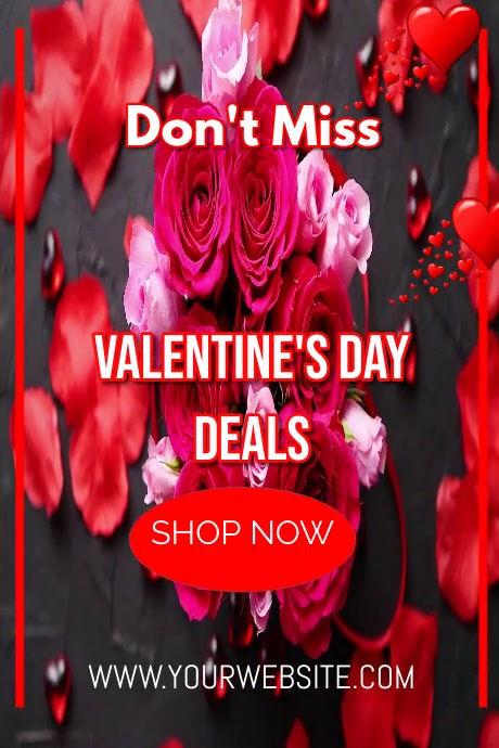 Valentine's Day DEAL Template | PosterMyWall