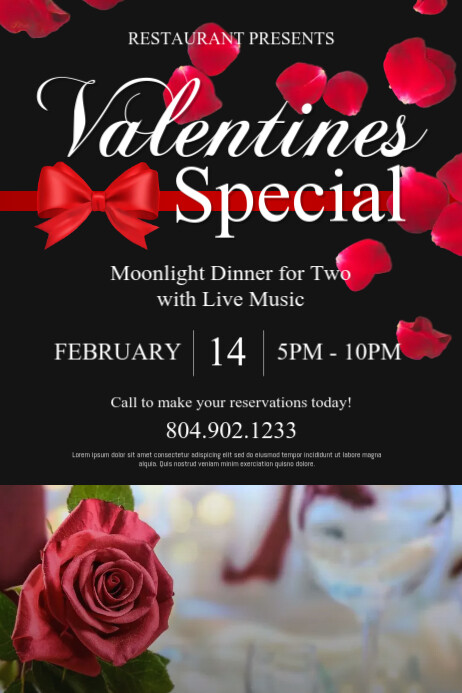 Valentine's Day Template | PosterMyWall