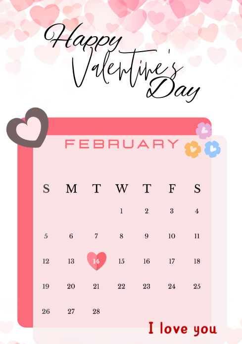Valentine's Day Template | PosterMyWall