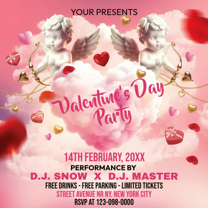 Valentine's day Template | PosterMyWall