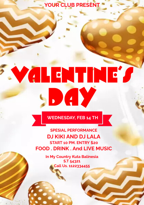 valentine's day Template | PosterMyWall