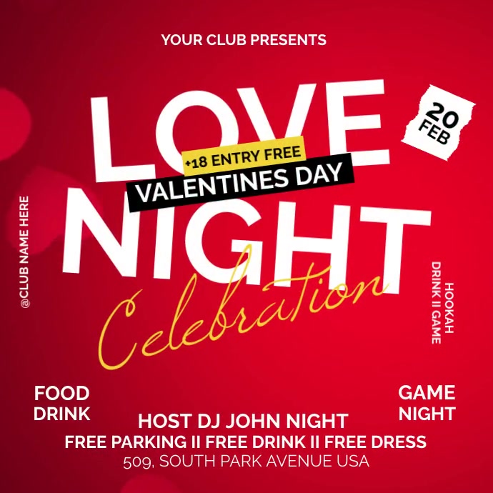 Copy of valentine's day | PosterMyWall