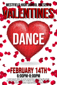 Valentines Day Dance Template | PosterMyWall