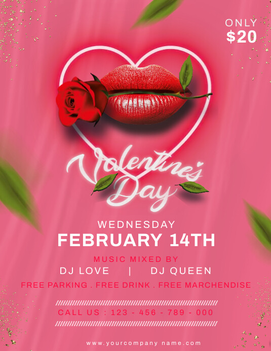 Valentine's day event Template | PosterMyWall