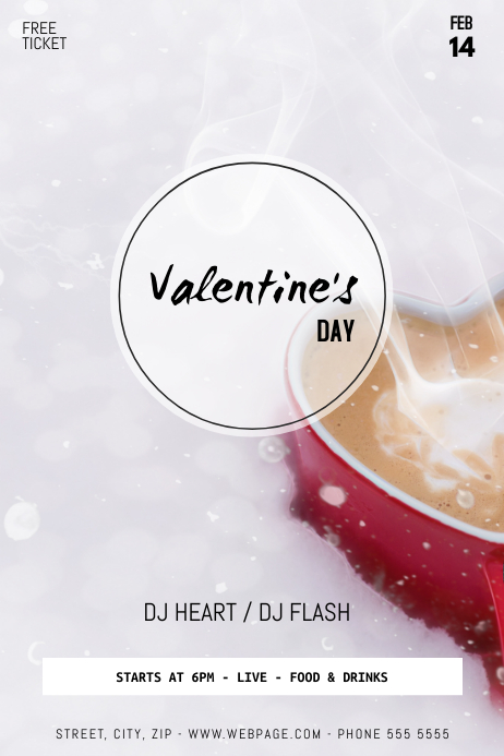 Valentine's Day Event Flyer Template | PosterMyWall