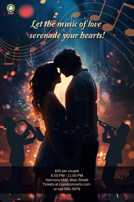 valentine's day event poster Template | PosterMyWall