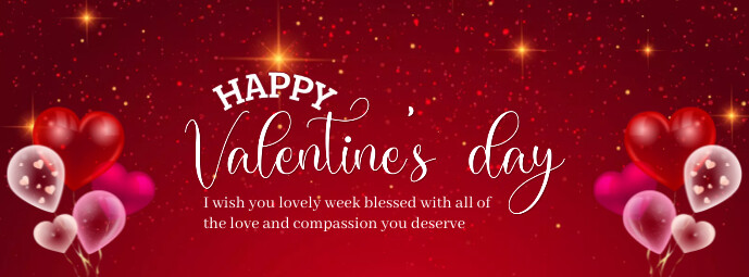 Valentine's day facebook cover photo Template | PosterMyWall