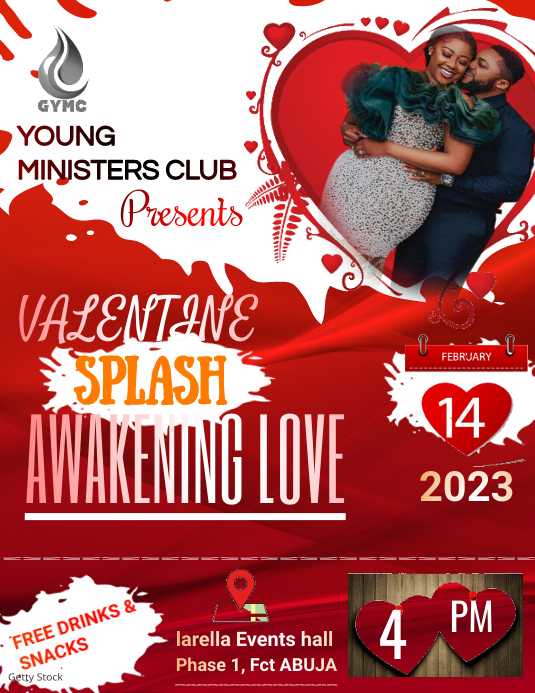 Valentine's day/February 14th Template | PosterMyWall