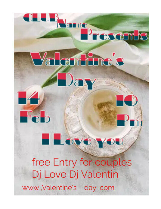 Valentine's day flyer ad Template | PosterMyWall