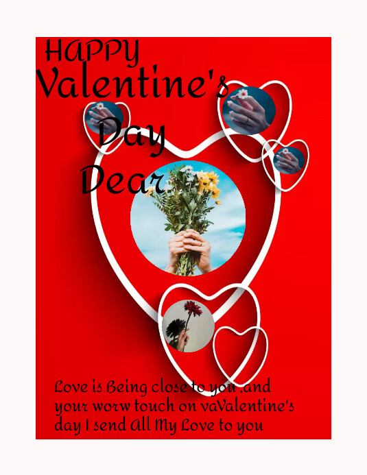 Valentine's day flyer ad Template | PosterMyWall