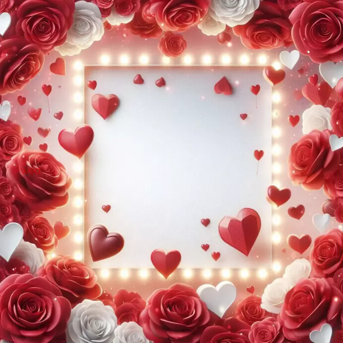 Valentine's day flyer background Template | PosterMyWall