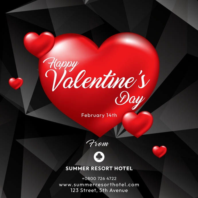 Valentine's Day flyers Template | PosterMyWall