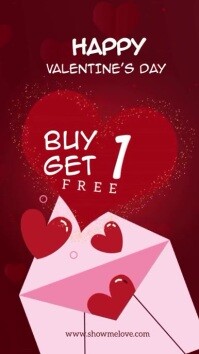 Happy Valentine's Day IG Story Template | PosterMyWall