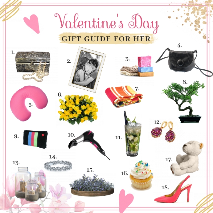 Copy of Valentine's Day Gift List for Her Instagram P | PosterMyWall