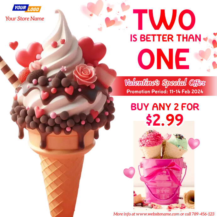 Ice Cream Valentine Ice Cream Cone Printable Classroom Valentine Cards