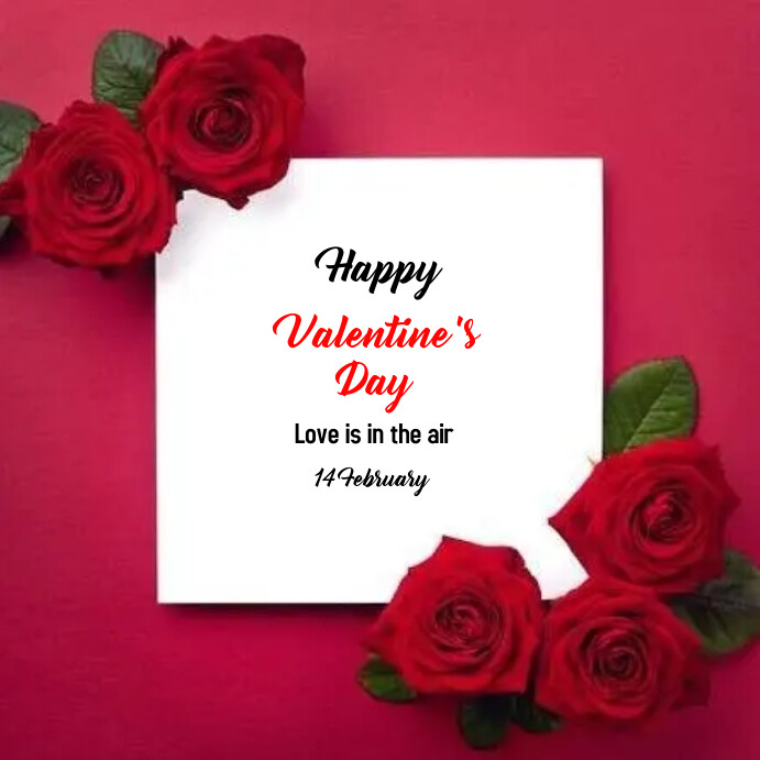 Valentine's day Instagram post Template | PosterMyWall