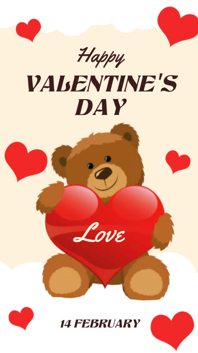 Valentine's Day Instagram Story Template | PosterMyWall