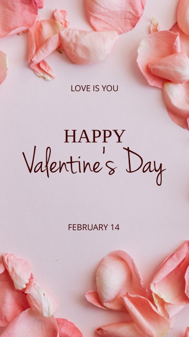 Valentine's Day Instagram Story Template | PosterMyWall