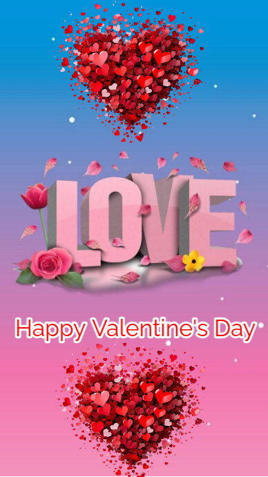 valentine's day Instagram story Template | PosterMyWall