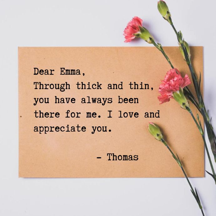 Valentine's Day Love Note Template | PosterMyWall