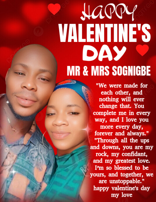 Copy of Valentine's day message | PosterMyWall
