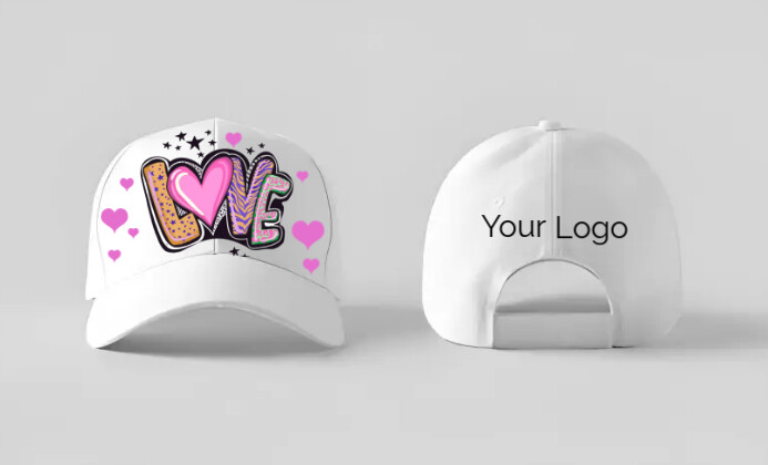 Valentine's Day mockup cap for print Template | PosterMyWall