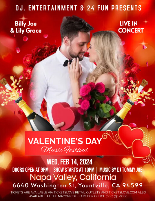 Copy of valentine's day Music Festival | PosterMyWall
