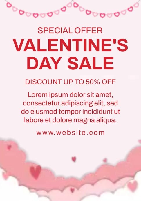 Valentine's Day Offer Template | PosterMyWall