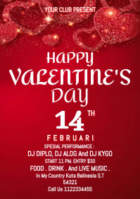 PTA PTO Valentine's Day Candy Gram School Fun Template | PosterMyWall