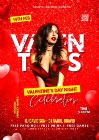 valentine's event flyer Template | PosterMyWall
