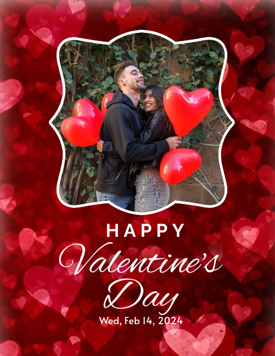 Valentine's Day Picture Frame Template | PosterMyWall