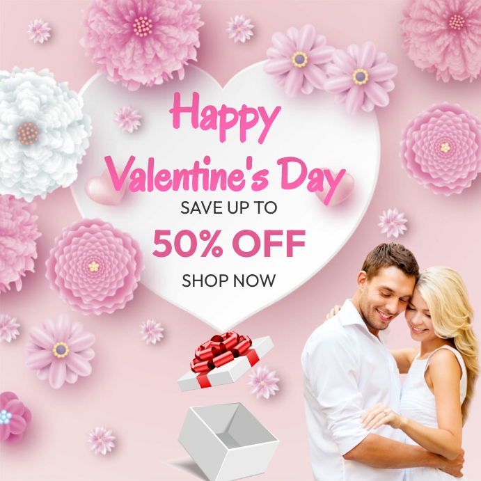 Valentine's day post Instagram Template | PosterMyWall