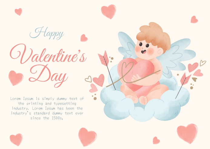 Valentine's Day Postcard Template | PosterMyWall
