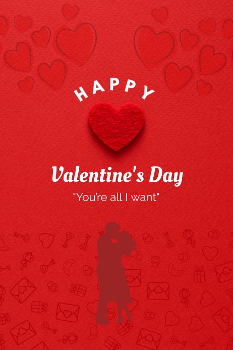 Valentine's day poster template | PosterMyWall