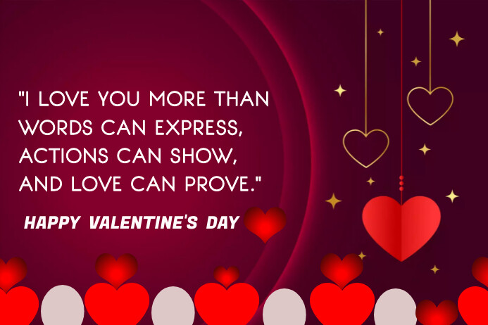 Valentine's Day Quote and Social Media Post Template | PosterMyWall