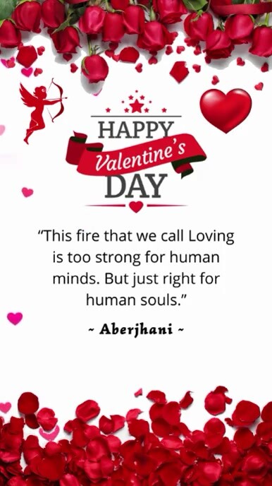 valentine's day quote Template | PosterMyWall