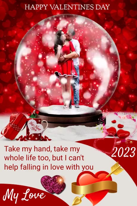 Valentine's day quote flyer template | PosterMyWall