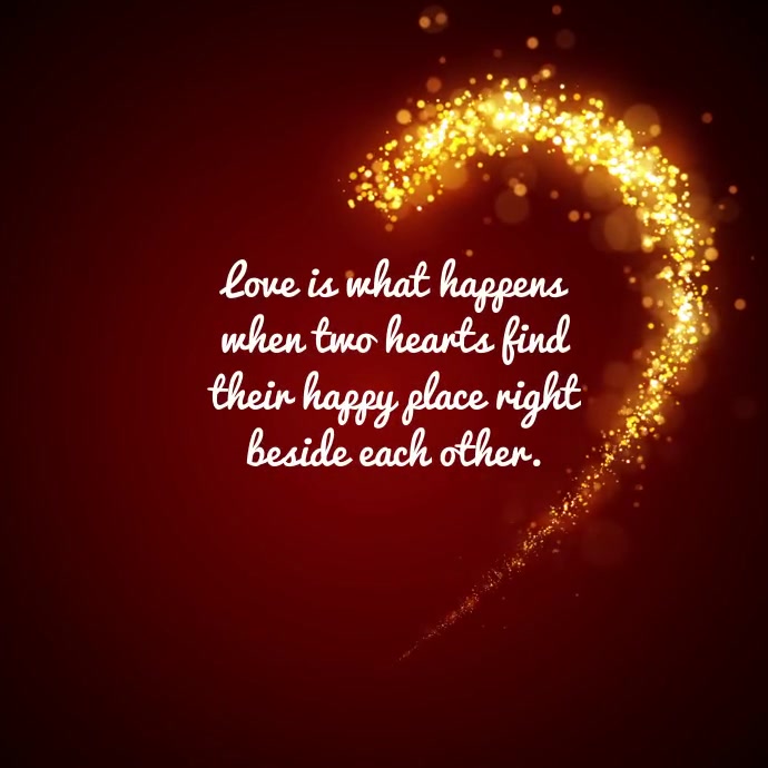 Valentine's Day Quote Instagram template vide | PosterMyWall