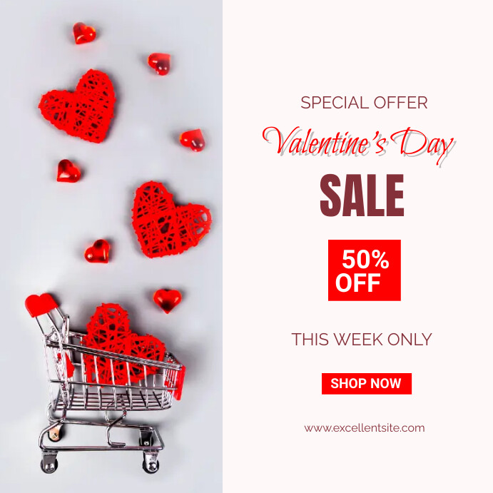 Copy of Valentine's Day retail | PosterMyWall