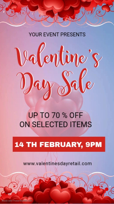 Copy of Valentine's Day Retail Digital Display Advert | PosterMyWall