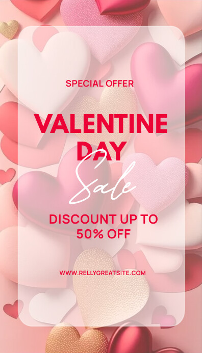 Valentine's Day Sale Template | PosterMyWall